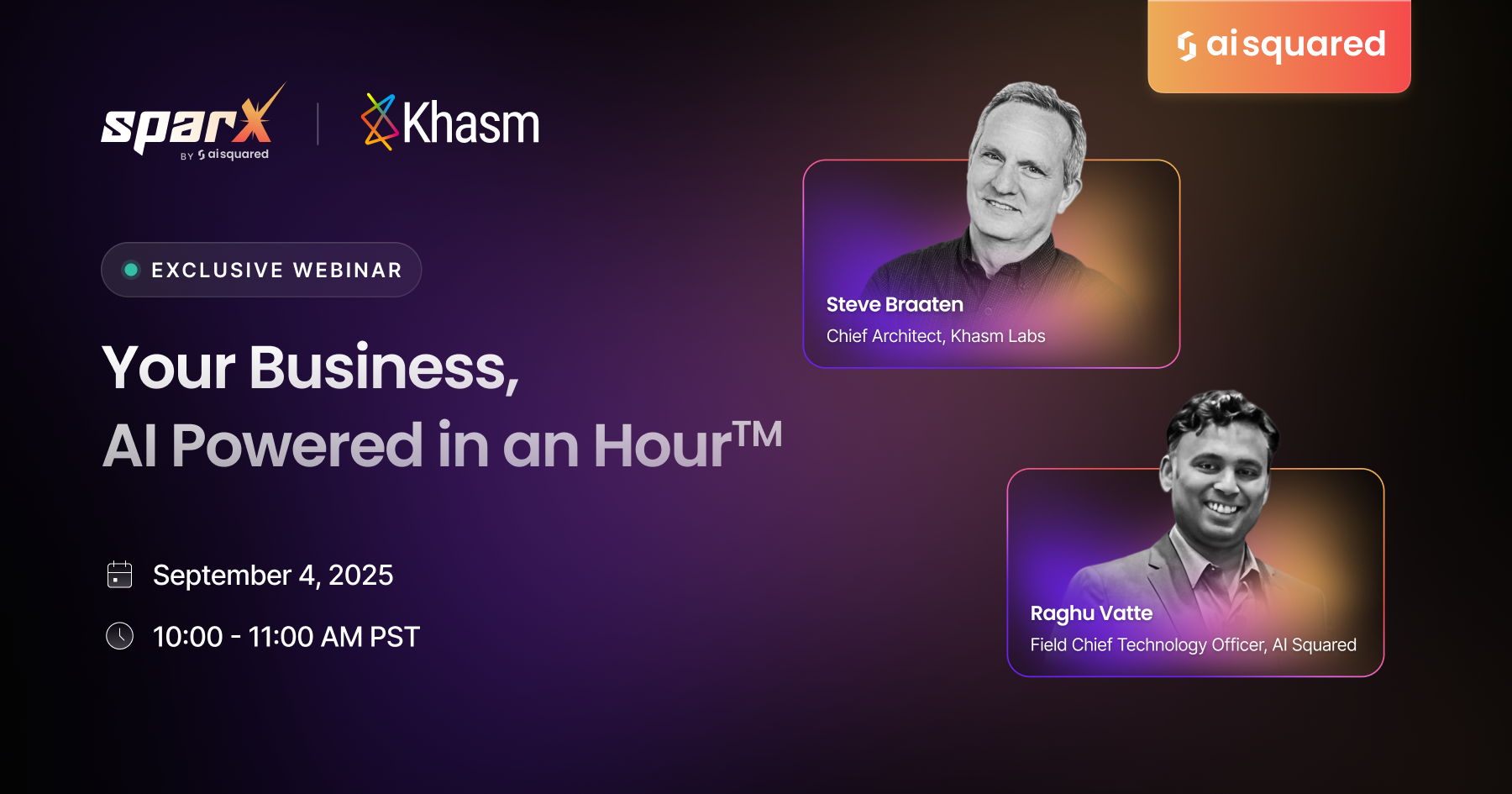 AI for your Business in an Hour | Discover Sparx | Khasm Labs